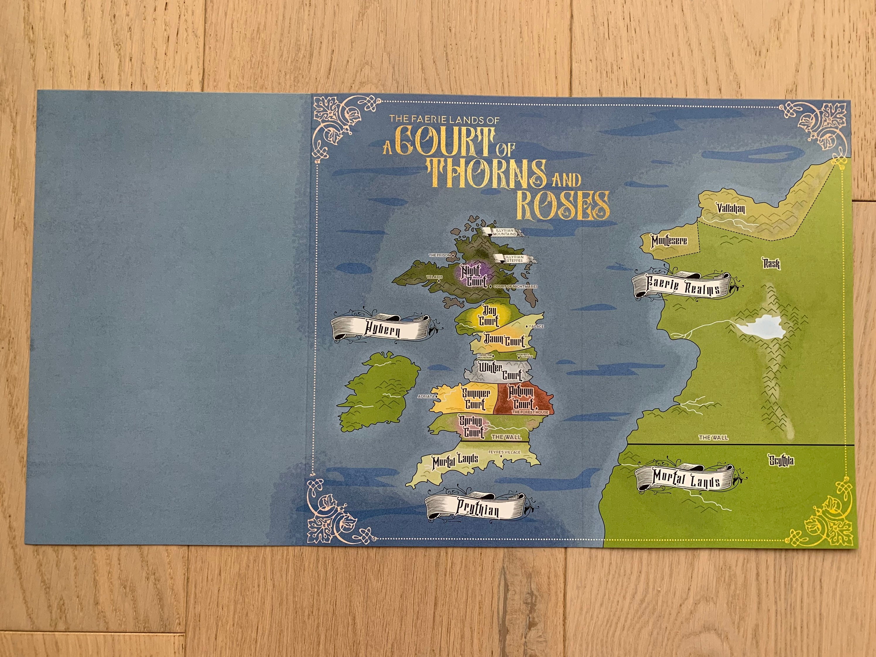 ACOTAR Fold Out Map - Etsy