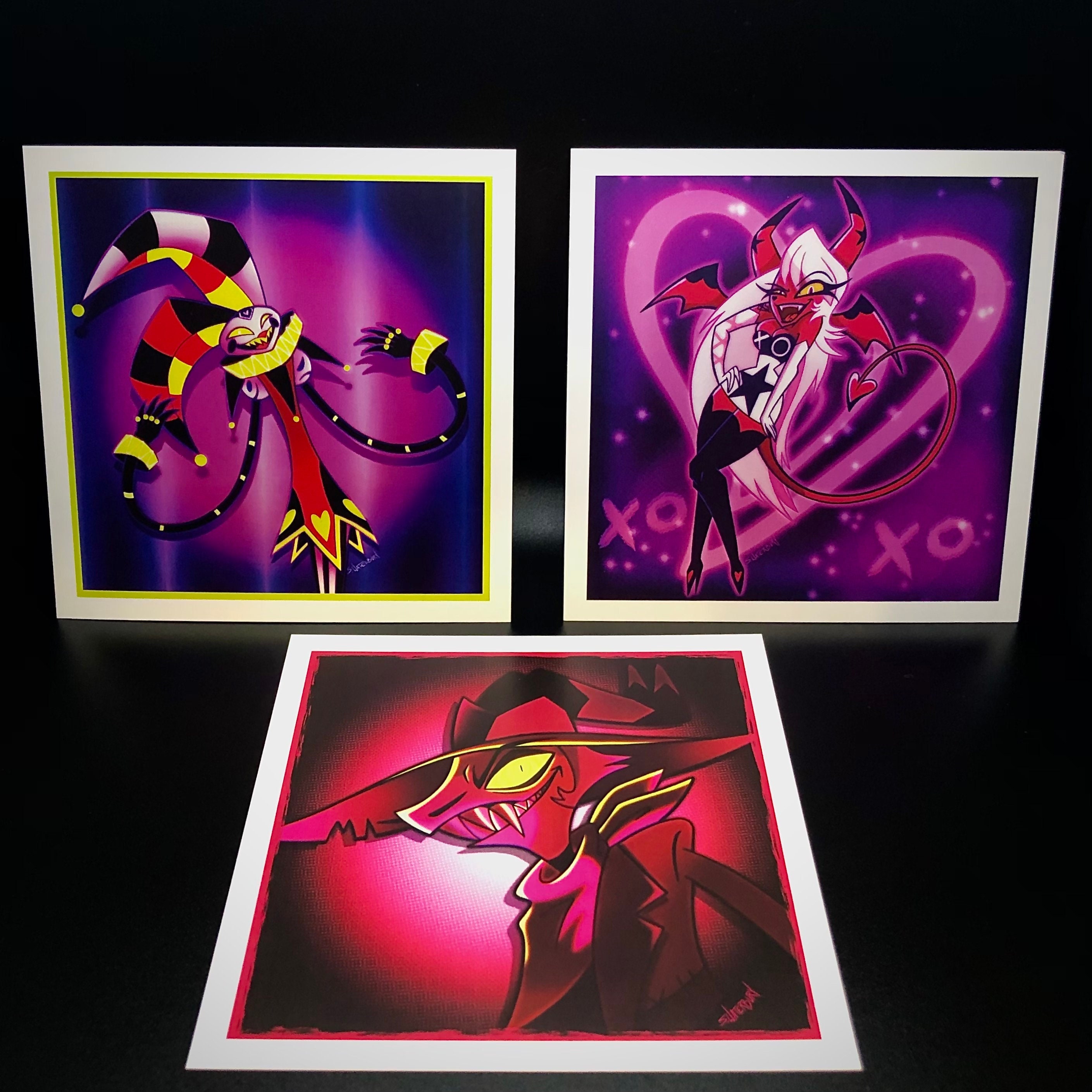 Helluva Boss Villains 5x5 Mini Prints - Etsy Canada