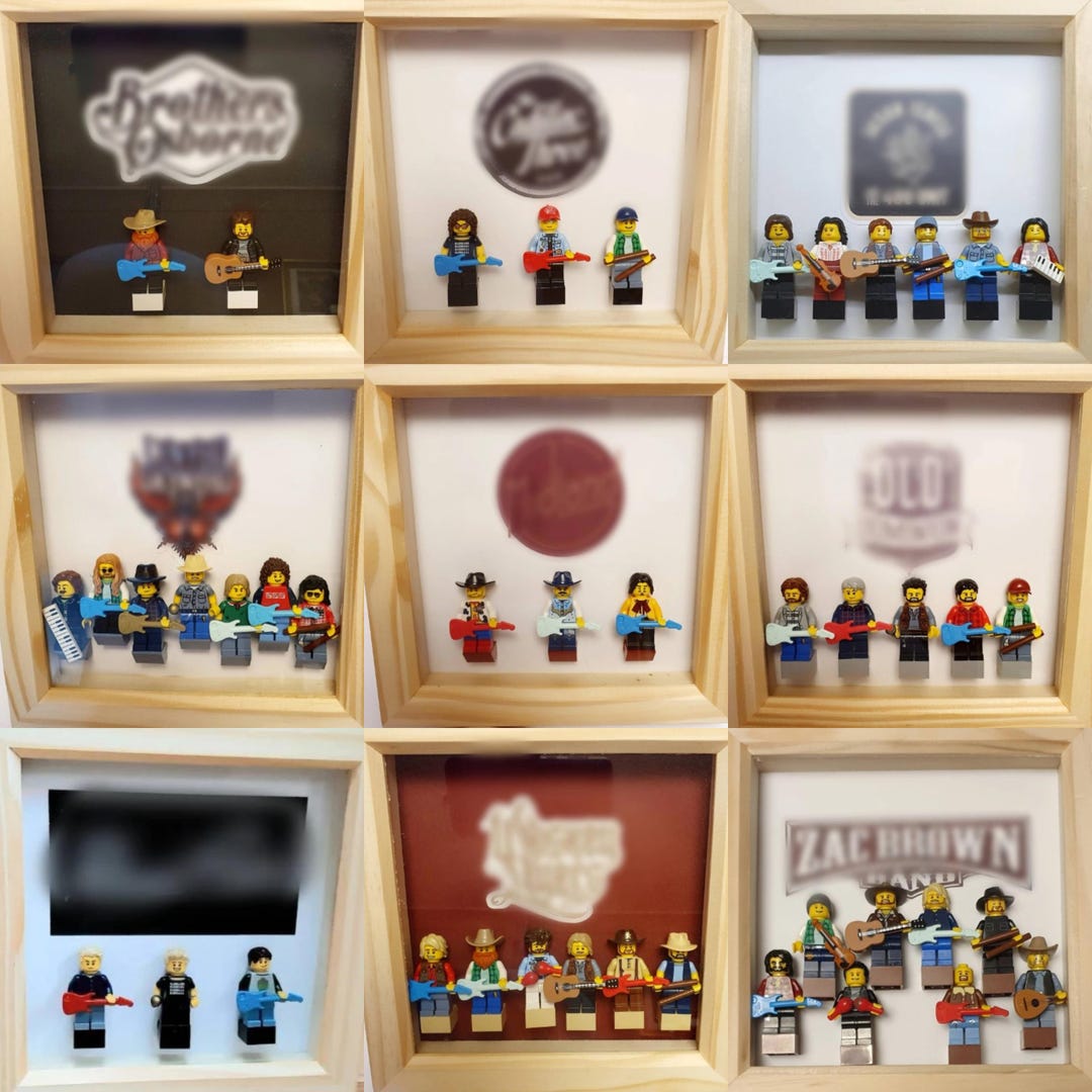 Country Bands Frame - Etsy