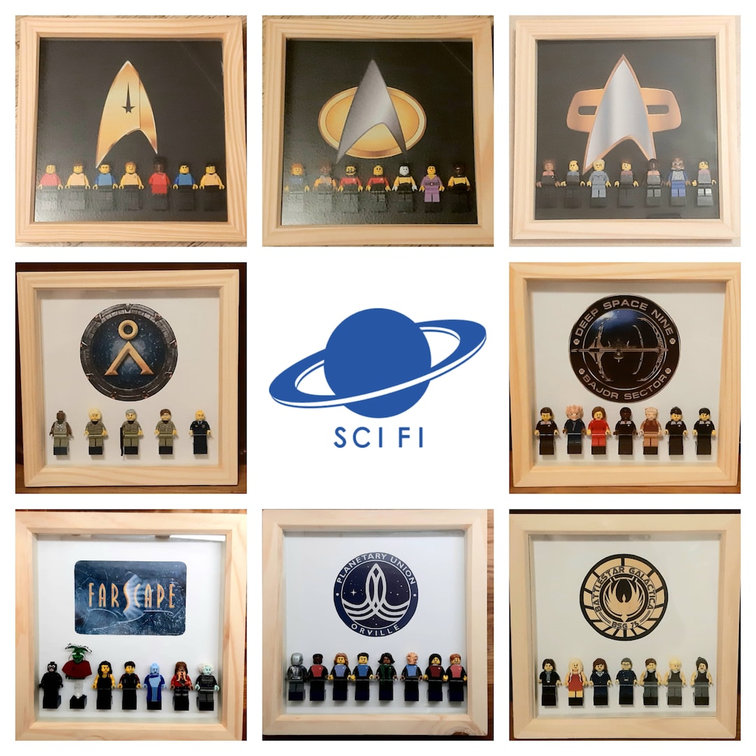 Large Sci-fi TV Shows Frame - Etsy