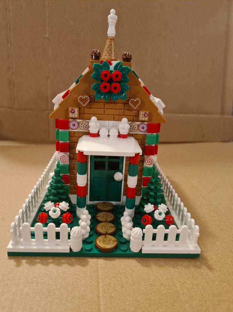 Traditional Large Gingerbread House - Etsy