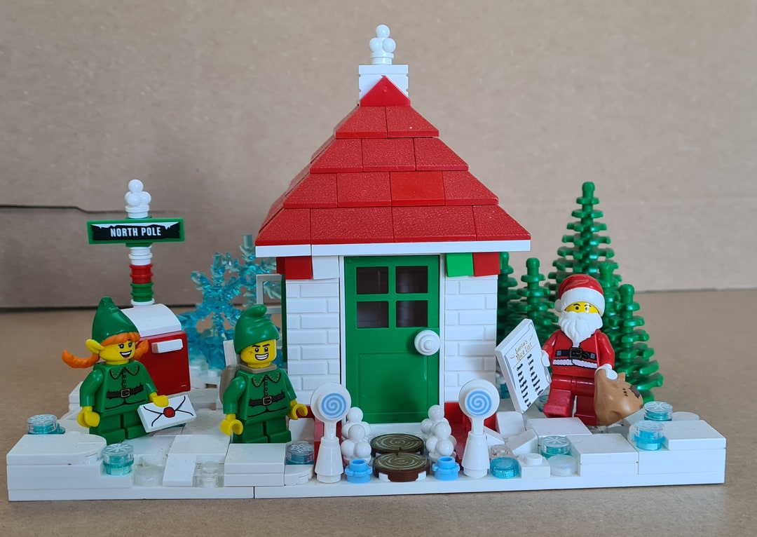Santa's Workshop North Pole Scene - Etsy