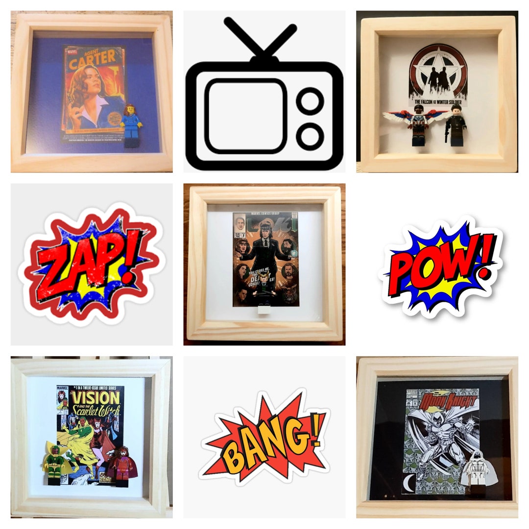 Comic Book TV Show Frame - Etsy