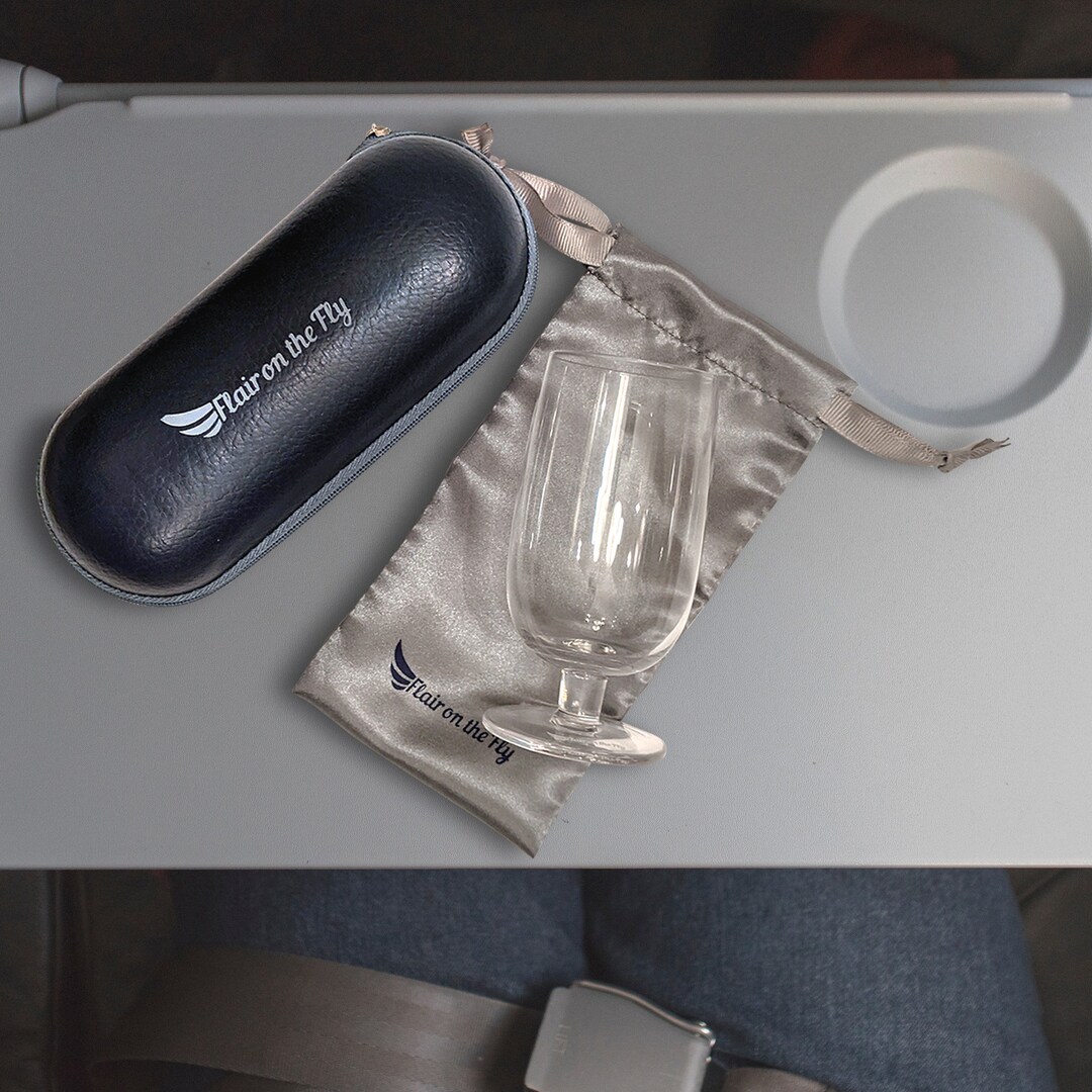 Easy to Carry Crystal Wine Glass With Protective Case, Bring Own Wine ...