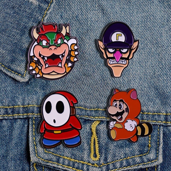 Mario Pins - Etsy