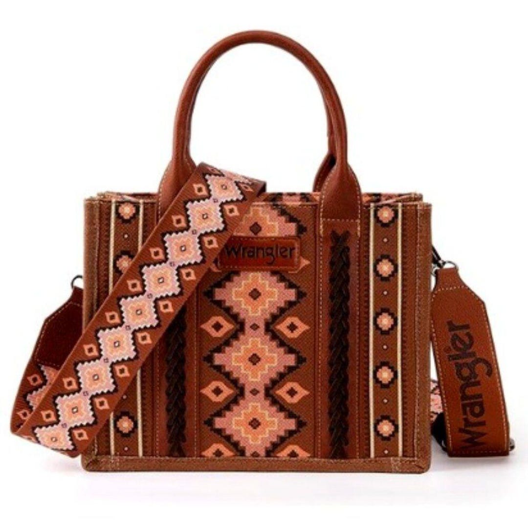 NWT Wrangler Aztec Tote Bag for Women Boho Shoulder Purses and Handbags ...