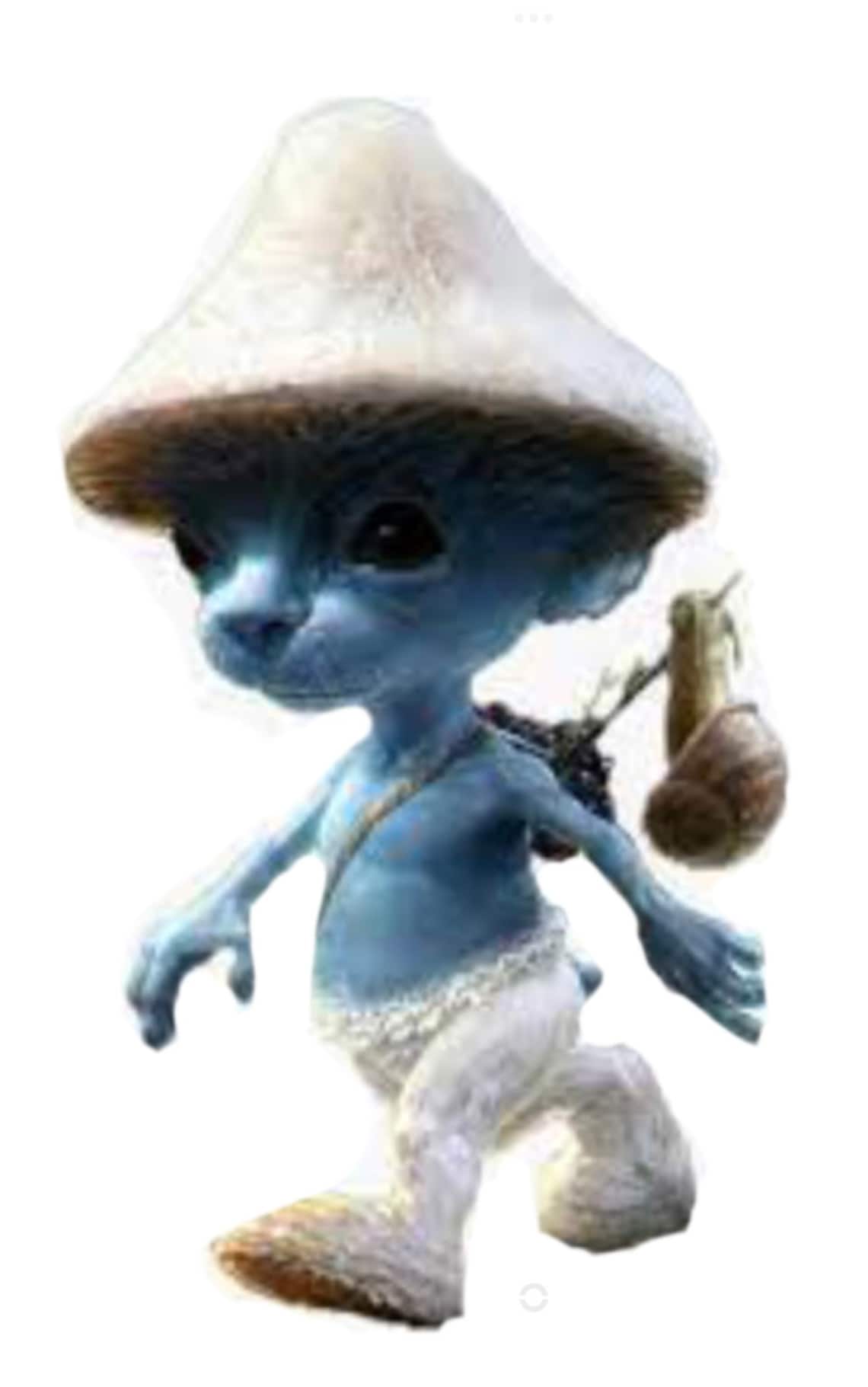 Smurf Cat Meme Sticker Waterproof Decal - Etsy