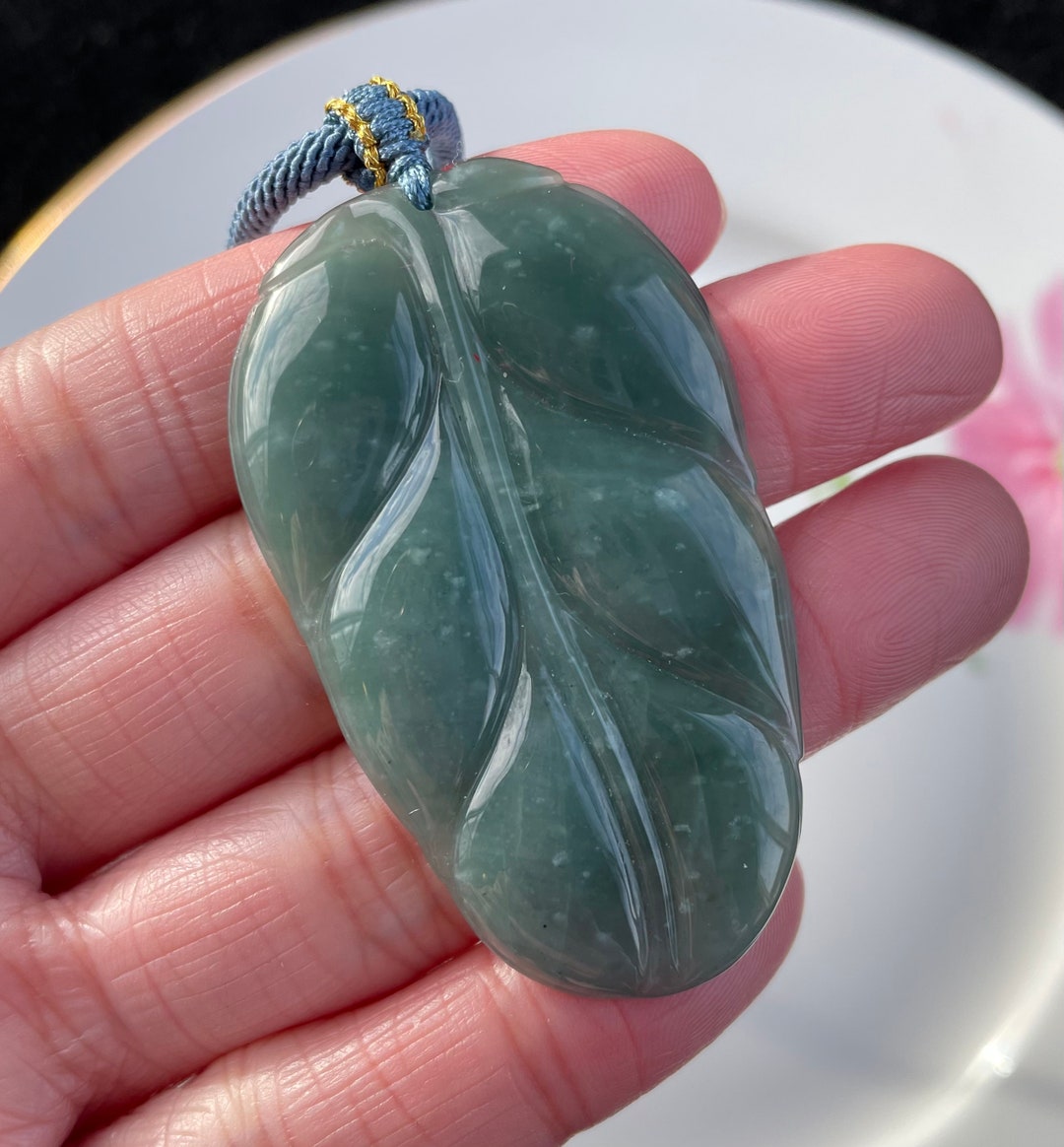 Blue-green Jadeite, 100% Untreated Certified Genuine Type A Guatemala ...