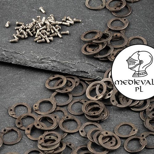 Flat Rings With Wedge Rivets 7 MM 8 MM-9 Mm Riveted - Etsy