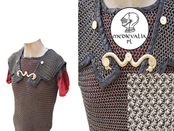 Lorica Hamata roman Mail Construction 10mm 16 Gauge High - Etsy