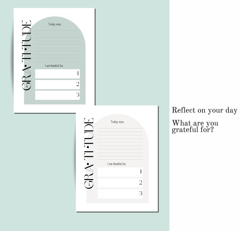 Printable Gratitude Journal, Gratitude Inserts - Etsy