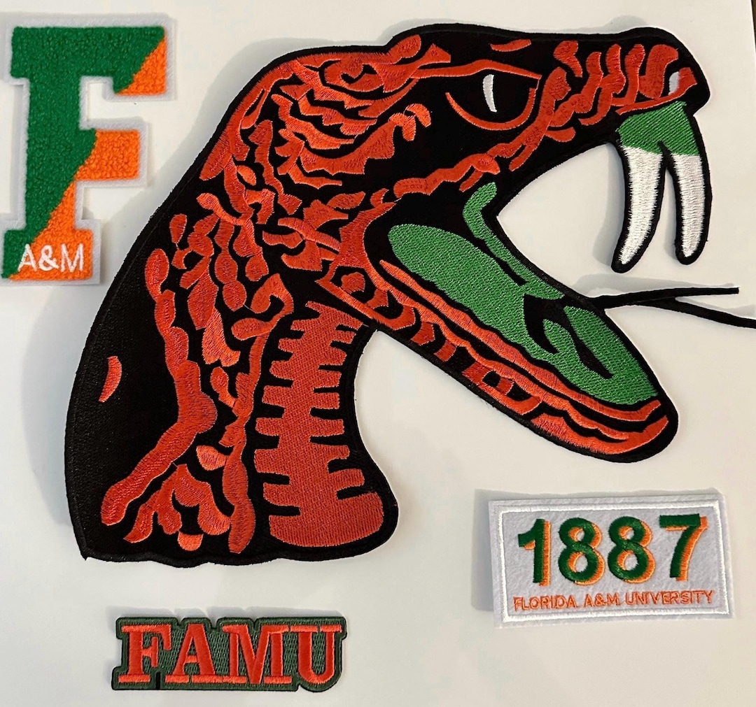 Patch Set - FAMU Strike Florida A&M University (4 Piece Set) - Etsy