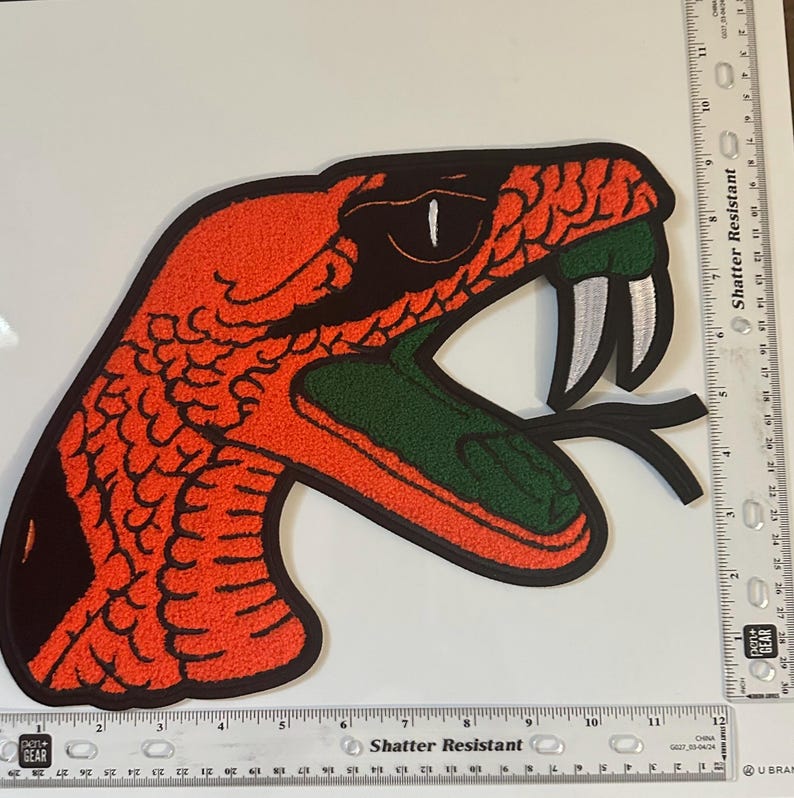Extra Large Patch FAMU Florida A&M University Rattlers Homecoming - Etsy