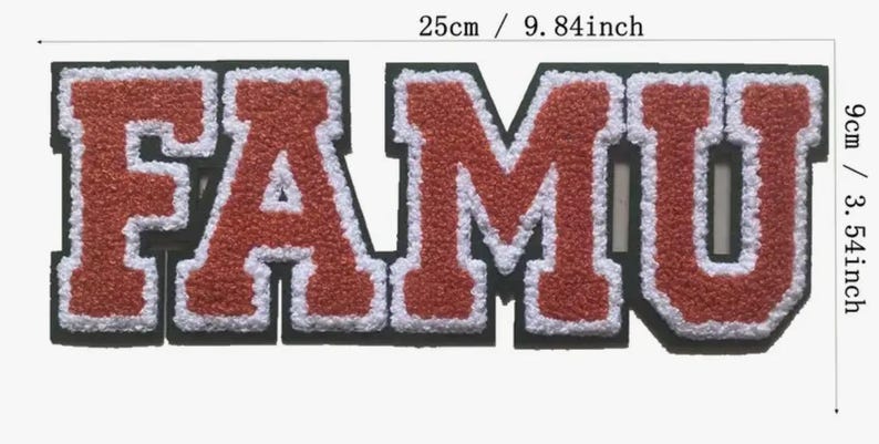 Patch Set - FAMU Florida A&M University (2 Piece Set) - Etsy
