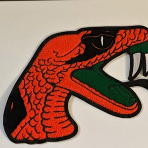 Extra Large Patch FAMU Florida A&M University Rattlers Homecoming - Etsy