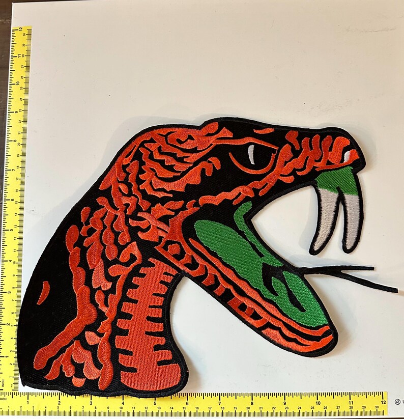 Extra Large Patch - FAMU Florida A&M University Rattlers Homecoming - Etsy