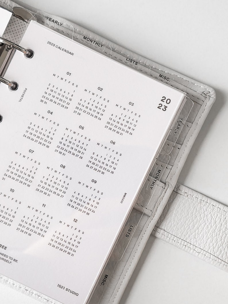 SIDE TABS Clear Planner Dividers Blank Dividers Crystal - Etsy