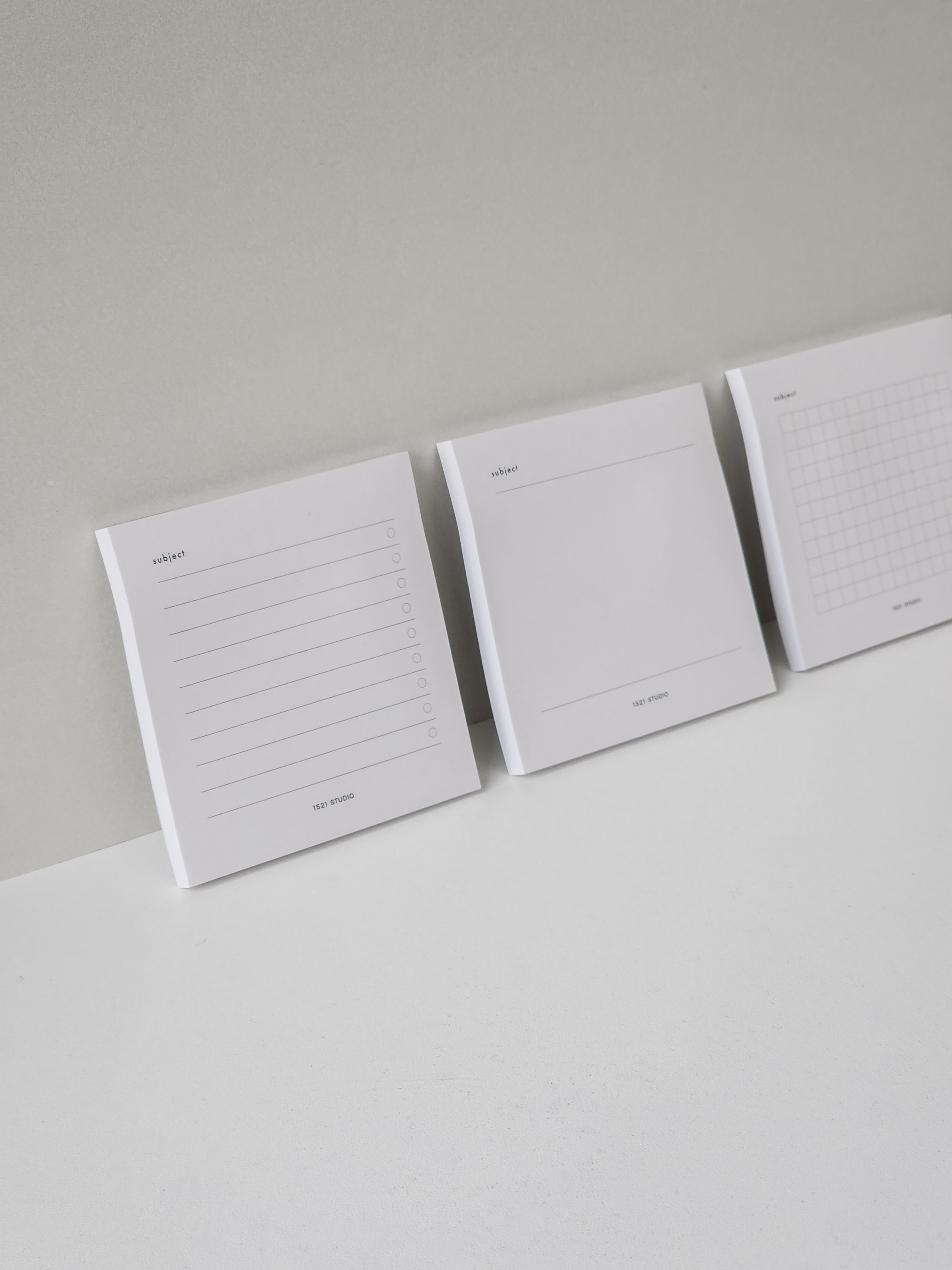 Vol.3 Minimal Sticky Notes 4 DESIGNS List Grid Notes - Etsy Australia