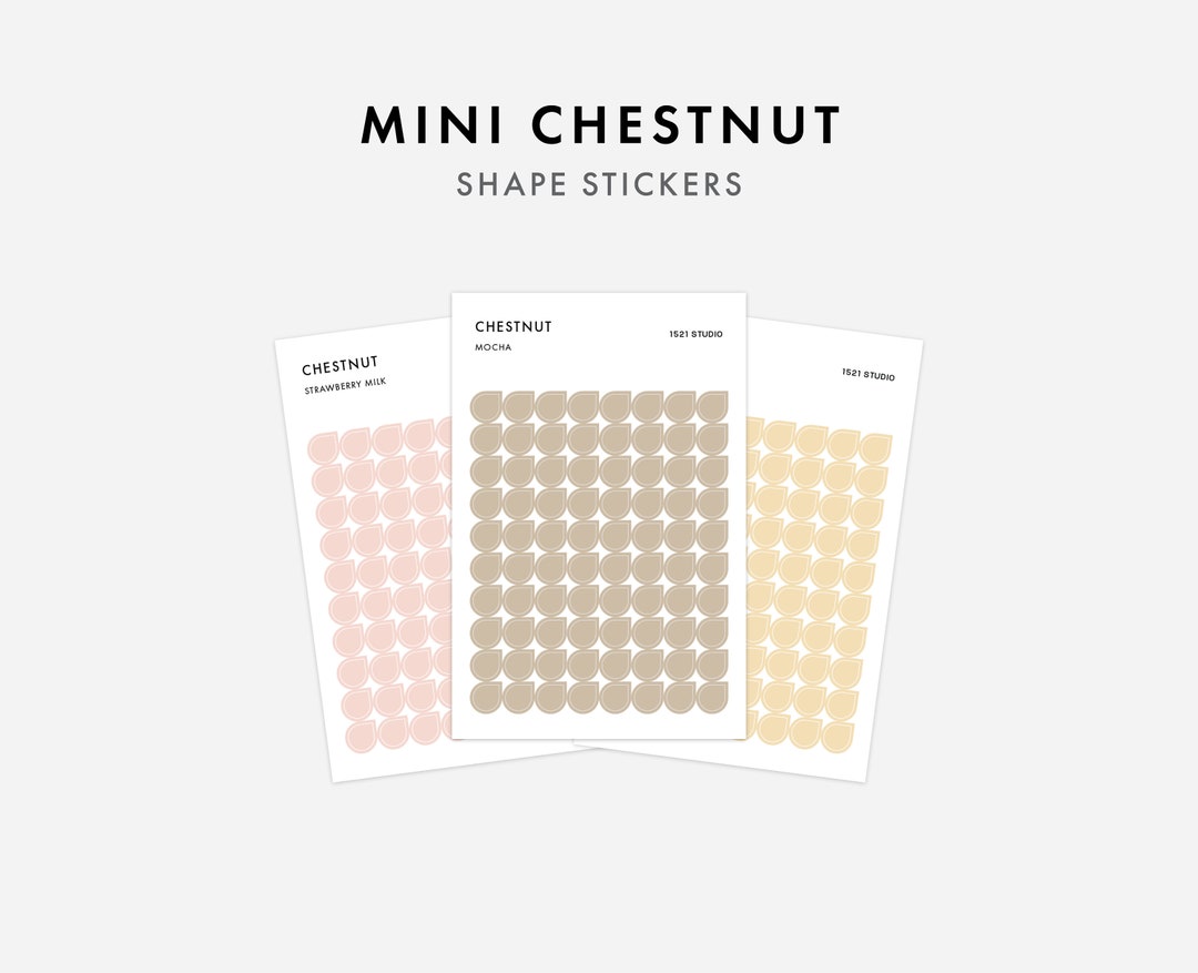 Autocolantes de Castanha Mini Castanha Pequenas gotas de orvalho, gotas ...