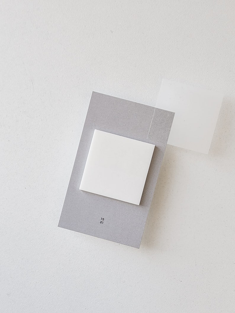 Transparent Sticky Notes 5 SIZES Square Sticky Notes With - Etsy