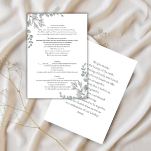 Sample Wedding Vows, Digital Download, Wedding Anniversary, Wedding ...