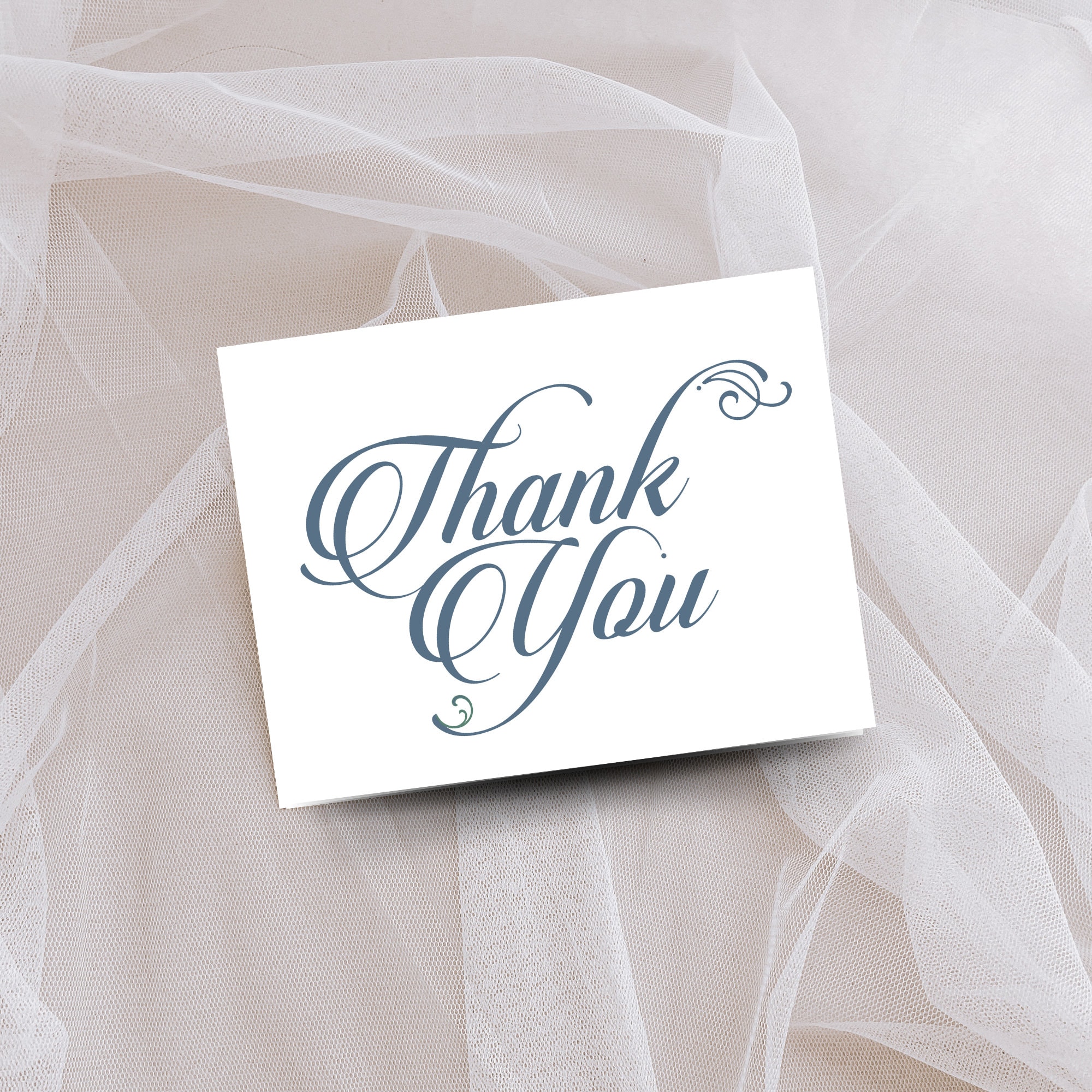 Printable, Minimalist, Thank You Note, Folded, Wedding, Shower Notes ...