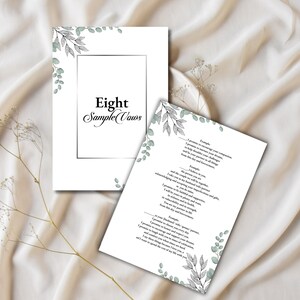 Sample Wedding Vows, Digital Download, Wedding Anniversary, Wedding ...