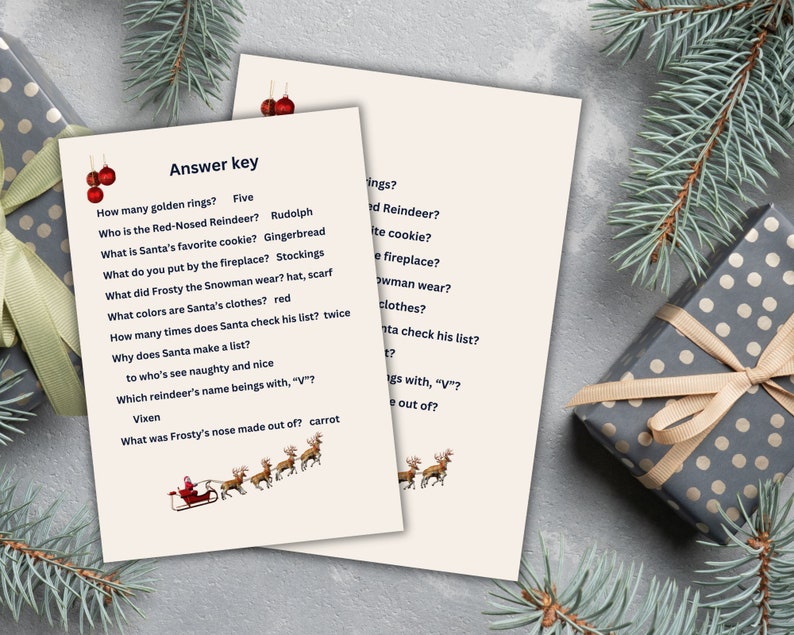 Printable Christmas Trivia Questions, Christmas Trivia Holiday Games ...