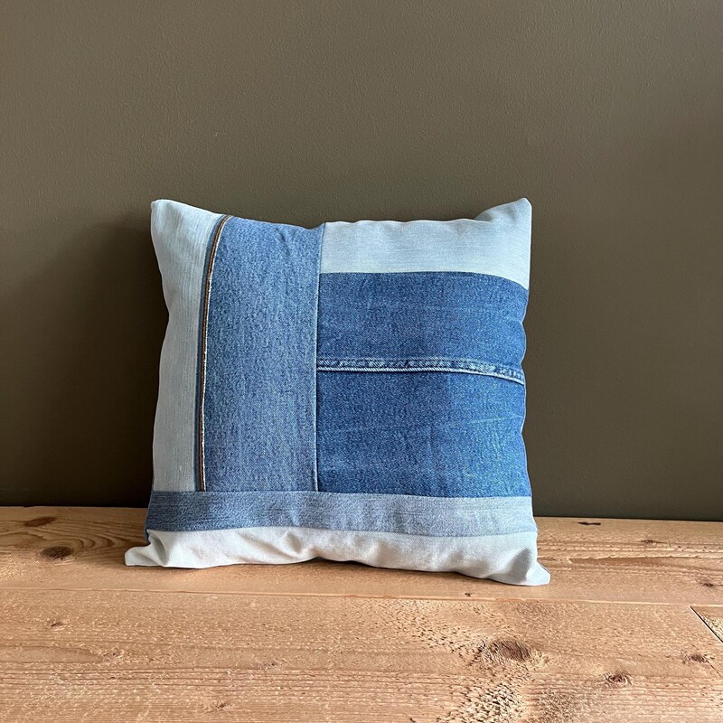 Denim Pillow Covers - Etsy