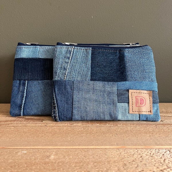 Denim Pouch - Etsy
