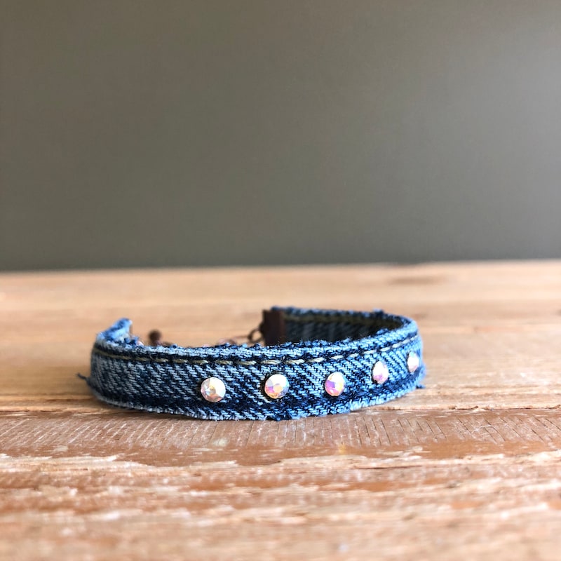 Denim Bracelet - Etsy