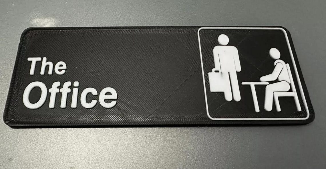 Office Sign the Office TV Show Gift Door Wall Michael Scott Custom - Etsy