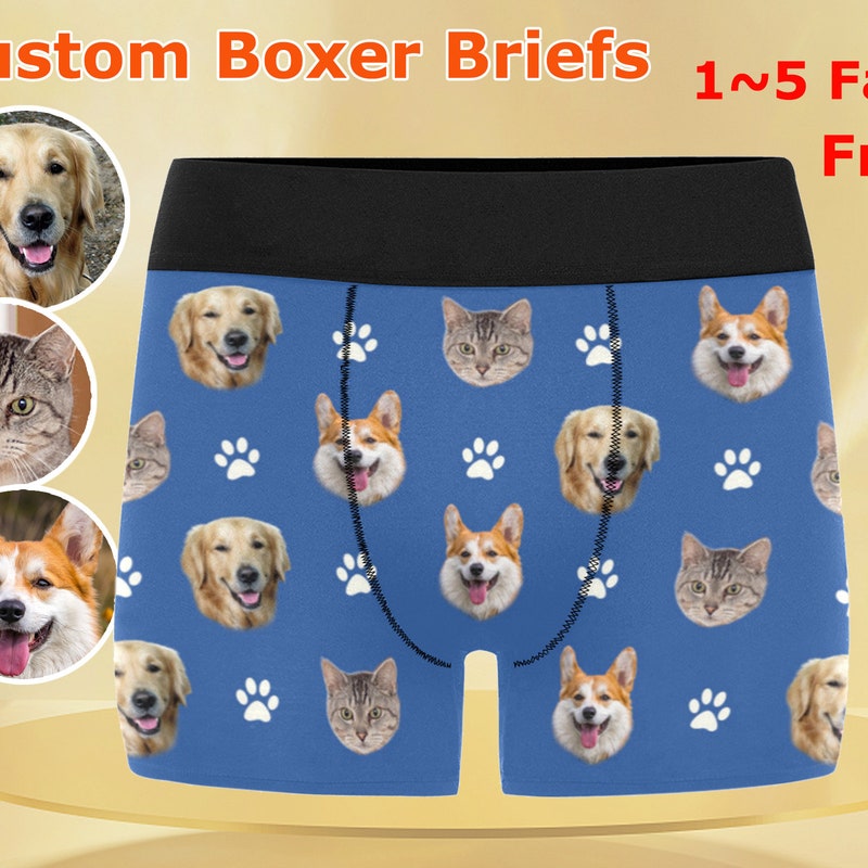 Custom Boxers With Face Personalized - Etsy