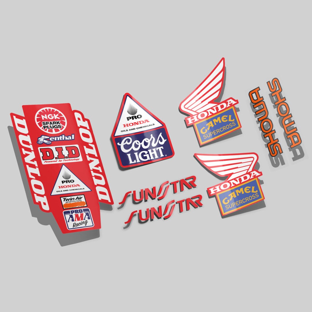 1992 JMB Honda Camel Supercross Sticker Pack - Etsy