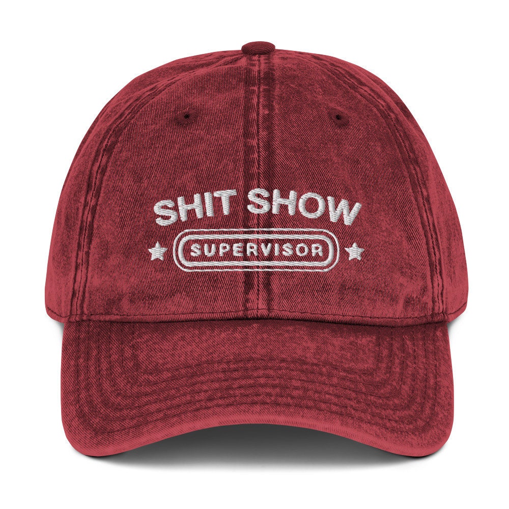 Shit Show Supervisor Hat 2 Funny Hat Gift Idea Fathers Day - Etsy