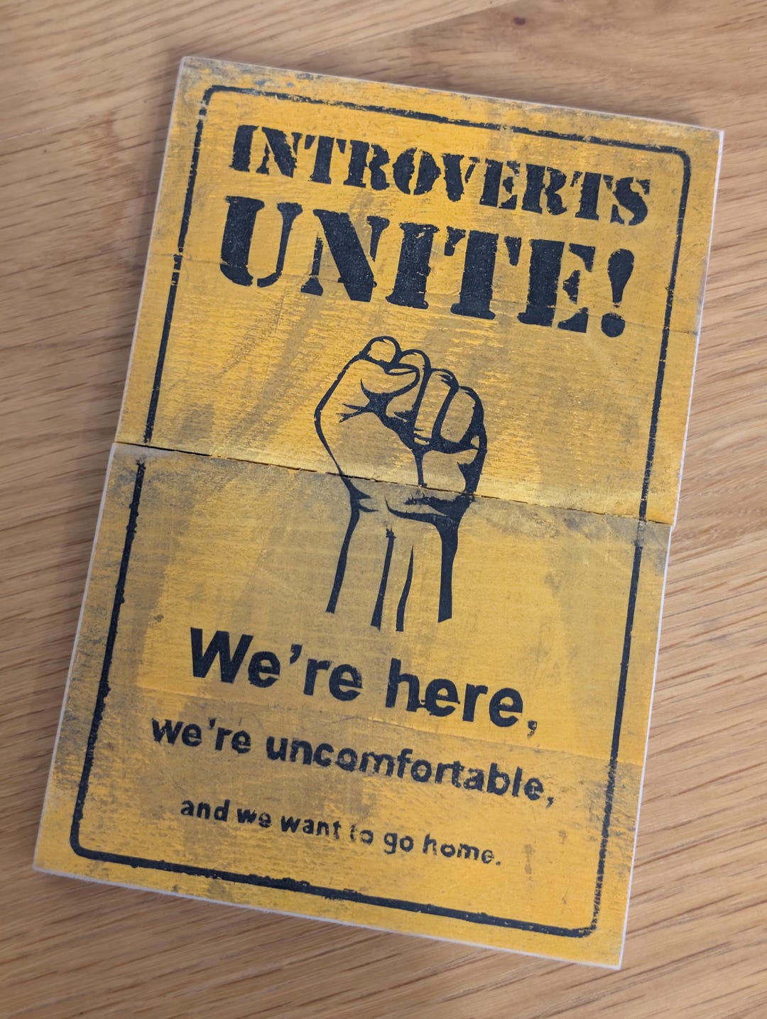 Introverts Unite Sign - Etsy