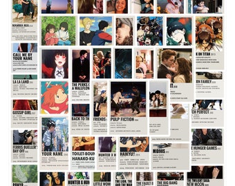 Anime Label Poster - Etsy Australia