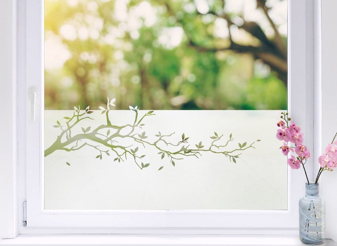 Fensterfolie Sichtschutzfolie Ast Milchglasfolie Fenster - Etsy Schweiz