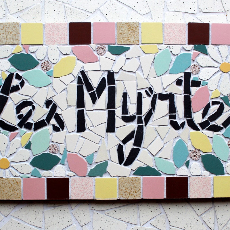 Custom Mosaic Sign - Etsy