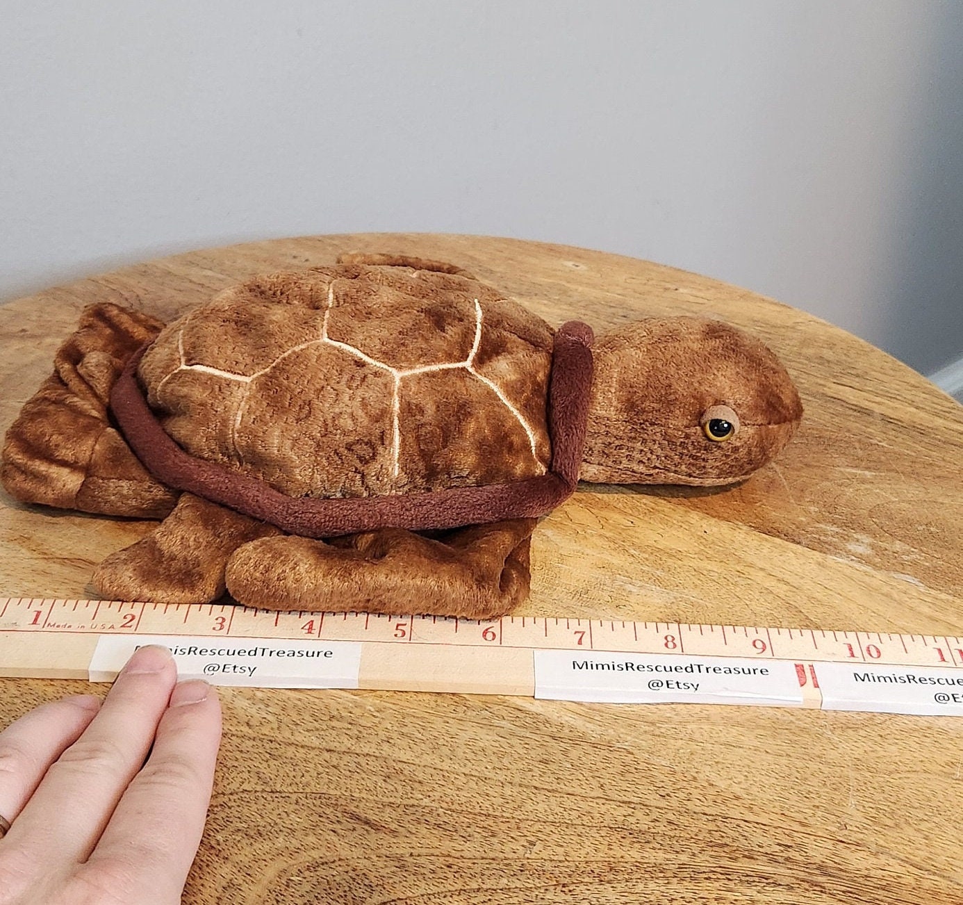 Caltoy Brown Sea Turtle Handpuppet Huggable Plush Loggerhead - Etsy