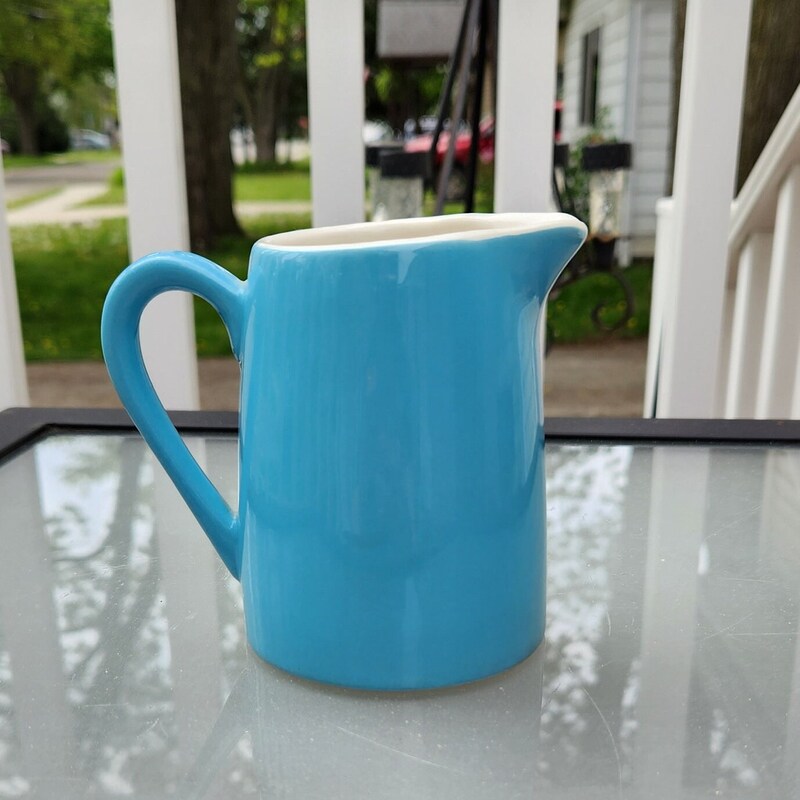 Antique Light Blue Pitcher - Etsy