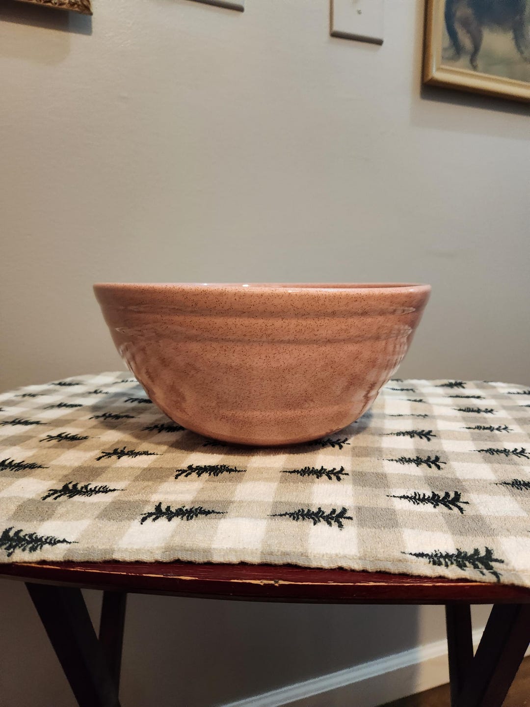 Vtg Pfaltzgraff Pink Speckled Ribbed Mixing Bowl (9 3/4") – Beehive ...