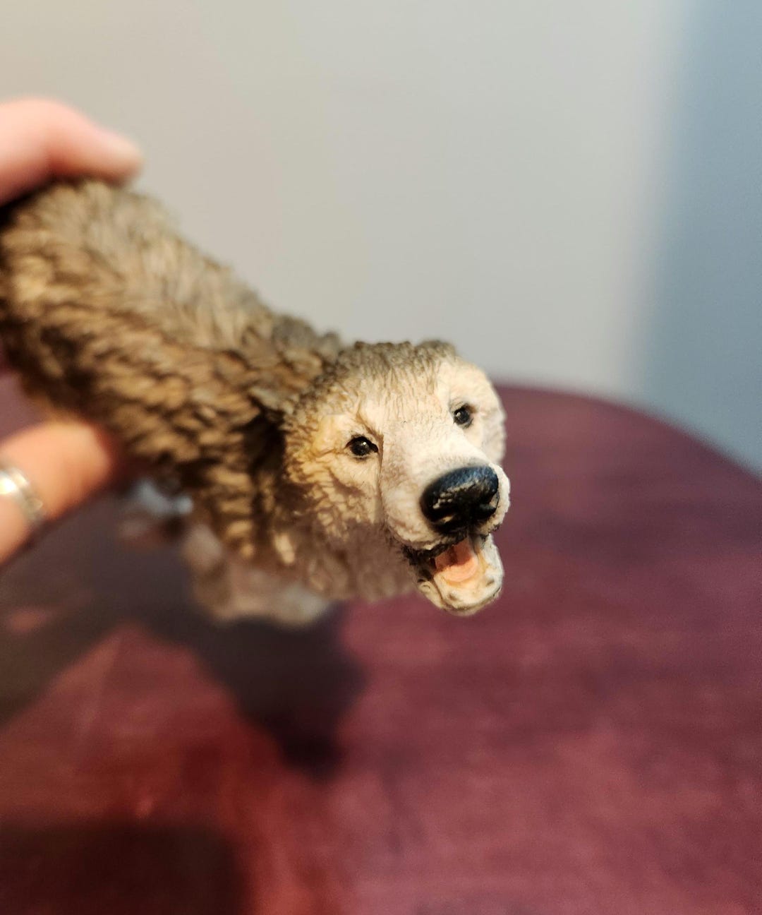 Vtg Howling Wolf Figurine Original by Castagna 1988 Made in Italy Wolf ...