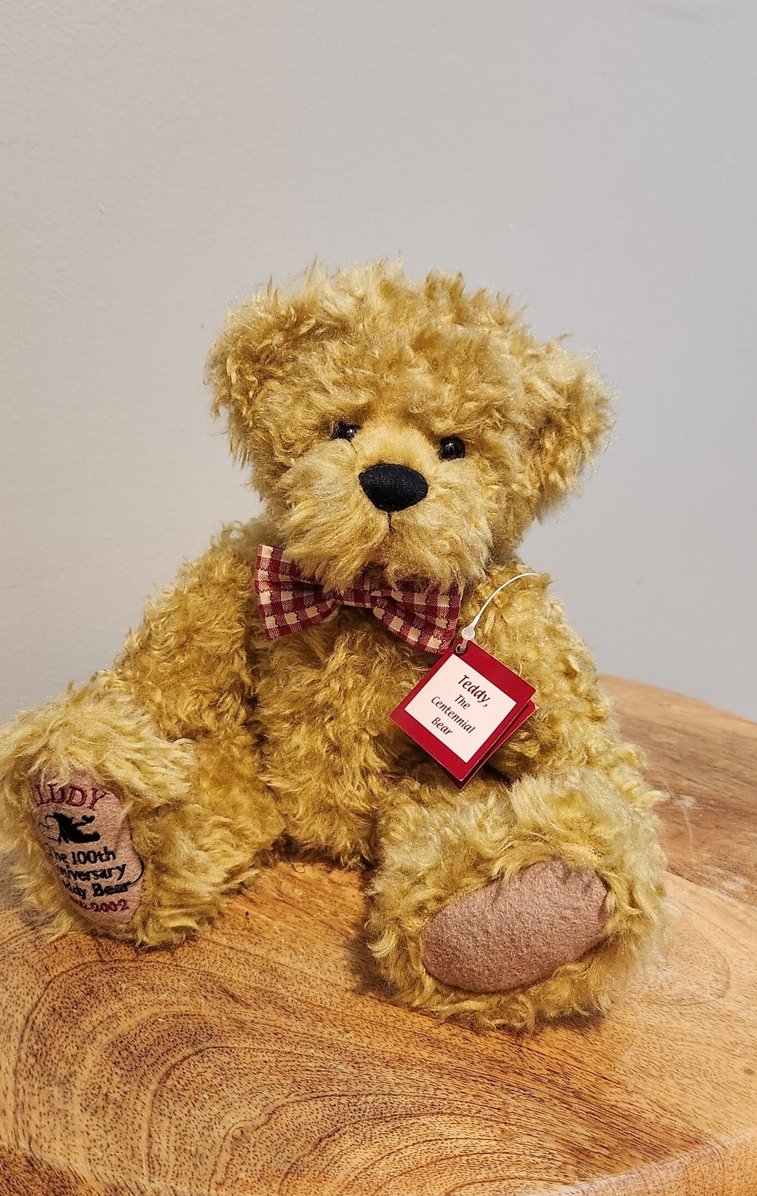 Vtg Teddy, the Centennial Bear, Vicky Lougher Signed, Numbered ...