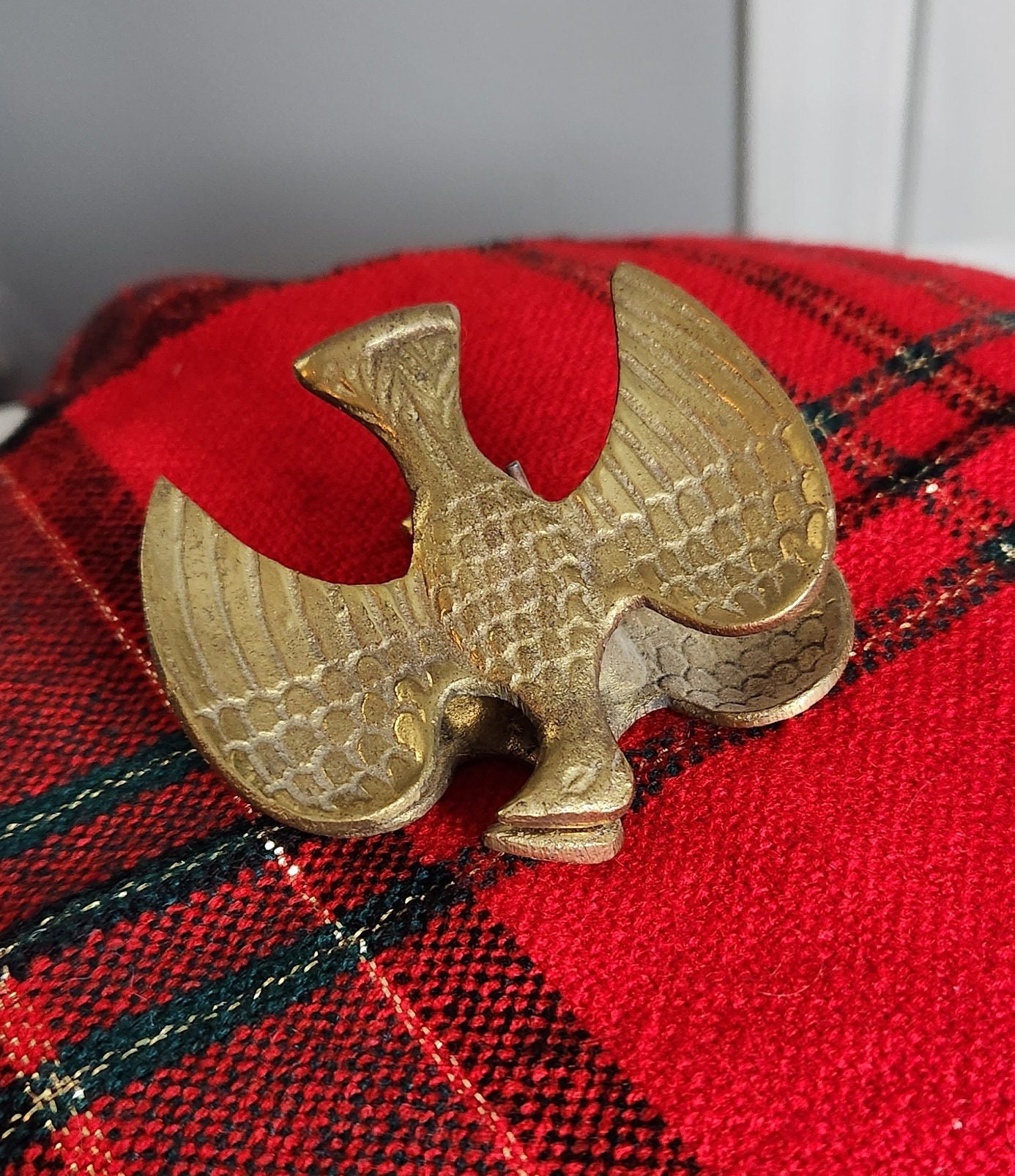 Vintage Brass Eagle Paperclip, Eagle Paperweight, Office Desk Decor ...