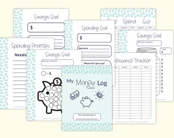 Money Log for Kids - Etsy
