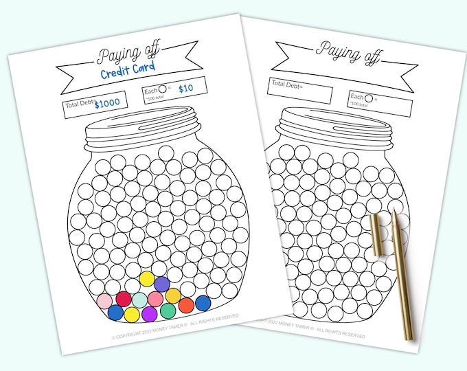 Debt Progress Tracker Printable File Debt Payoff Tracker - Etsy