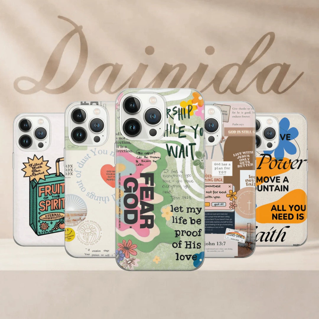 Cute Christian Phone Case Cross Cover for iPhone 15 14 13 12 Pro 11 XR ...