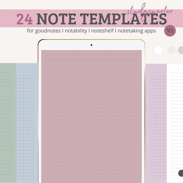 Samsung Notes Template - Etsy
