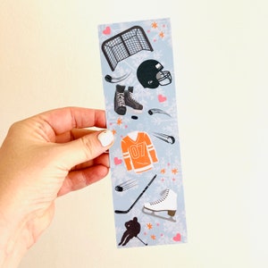 Ice Hockey Romance Bookmark, Ice Breaker Hannah Grace, Romance Bookmark ...